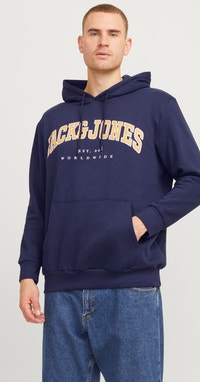Büyük Beden Logo Baskılı Sweatshırt - Caleb